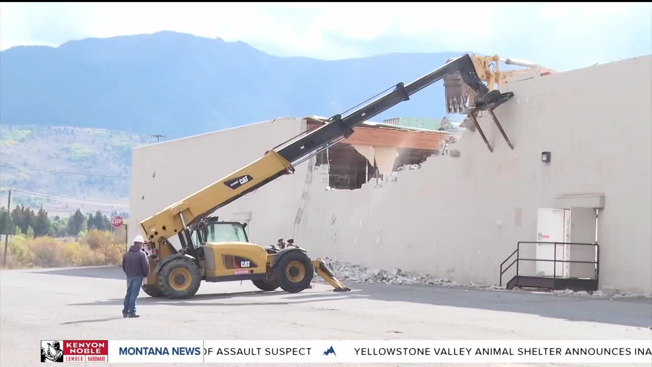 Demolition of part of Butte mall begins to make way for grocery store