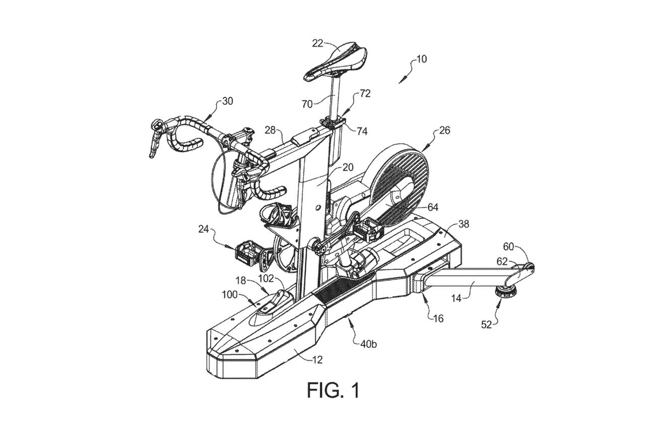 Wahoo patent suggests plan for new 'side-to-side' tilting exercise bike