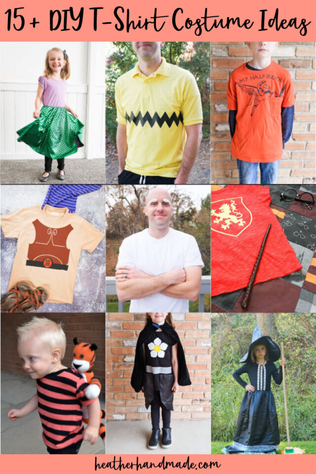 18 DIY Easy T-Shirt Costume Ideas