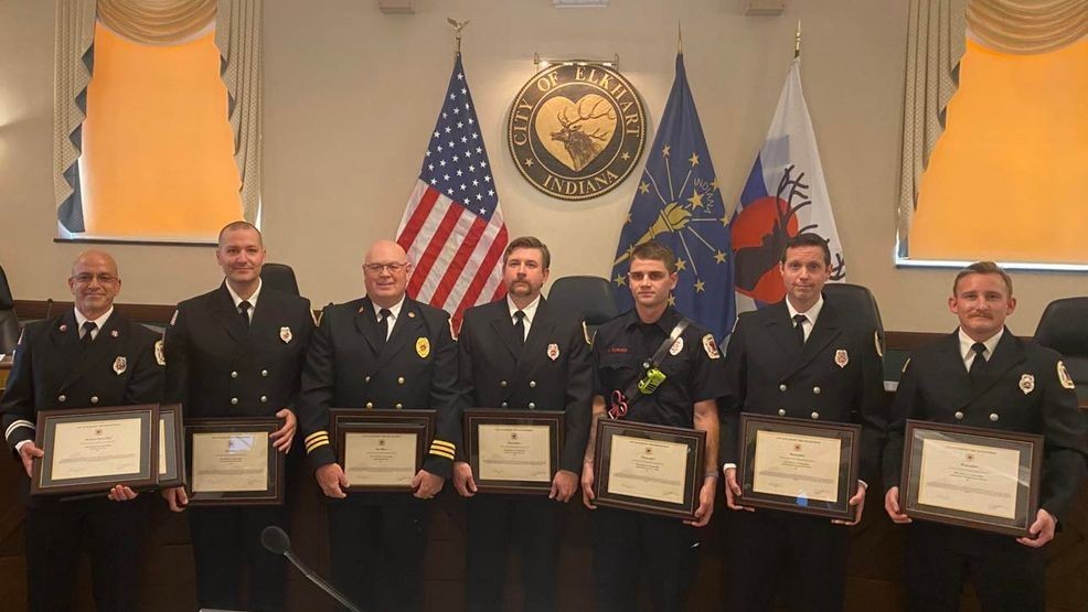 Elkhart firefighters honored for courageous actions during Garfield ...