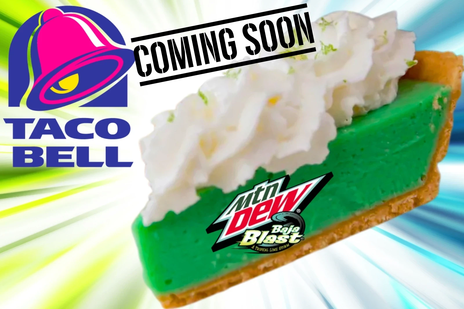 Taco Bell’s Mountain Dew Baja Blast Pie Could Hit Menus by Thanksgiving