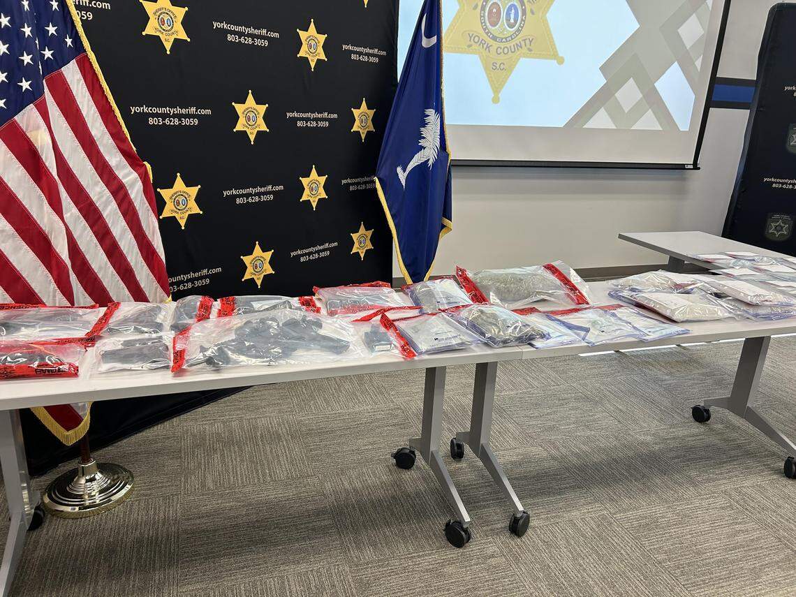 10 charged in York County, SC drug raid: Meth, fentanyl, guns seized ...