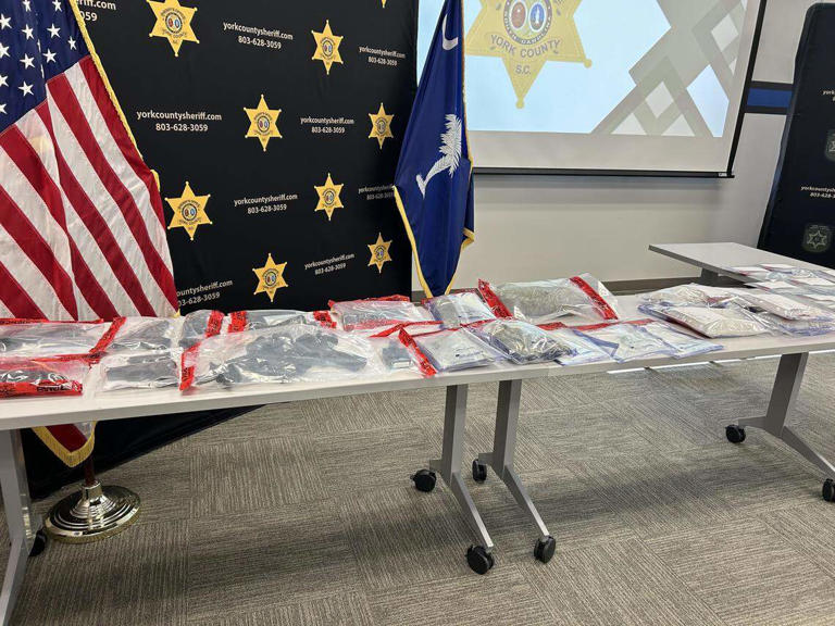 10 charged in York County, SC drug raid: Meth, fentanyl, guns seized ...