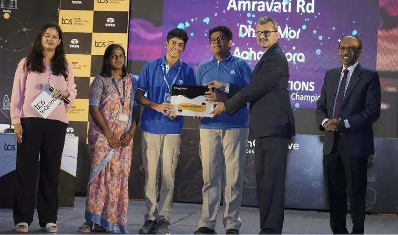Centre Point School’s Dhruv, Aahan win TCS InQuizitive 2025 Nagpur Edition