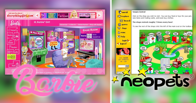 Ranking 20 Nostalgic Girlhood Websites by How Fun They Were to Play on ...
