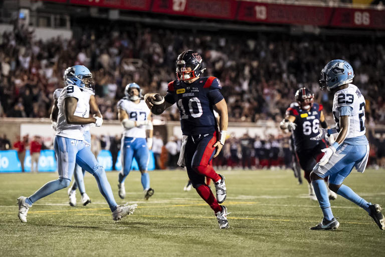 Alouettes QB Davis Alexander expects to start Friday after practising ...