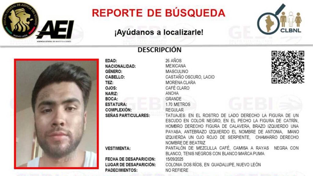 Buscan a Ricardo Emmanuel Amaro: viajó de Guanajuato a Nuevo León por ...