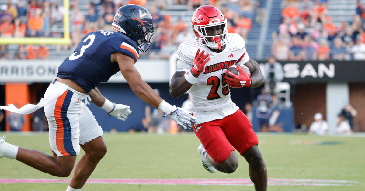 Kickoff time and TV designation set for Louisville and Virginia