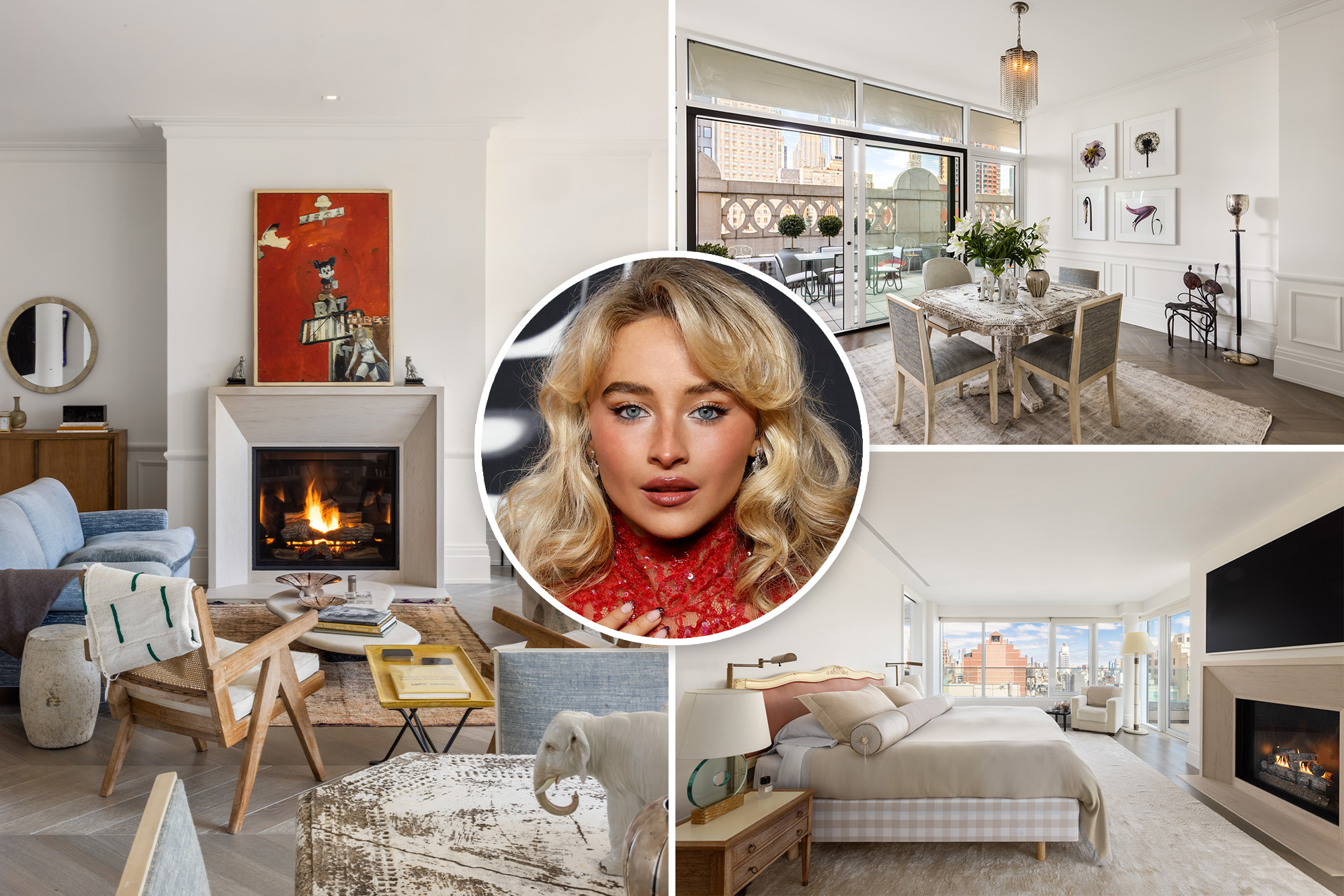 Sabrina Carpenter bought a light-filled NYC home with 4 terraces for $9.95M
