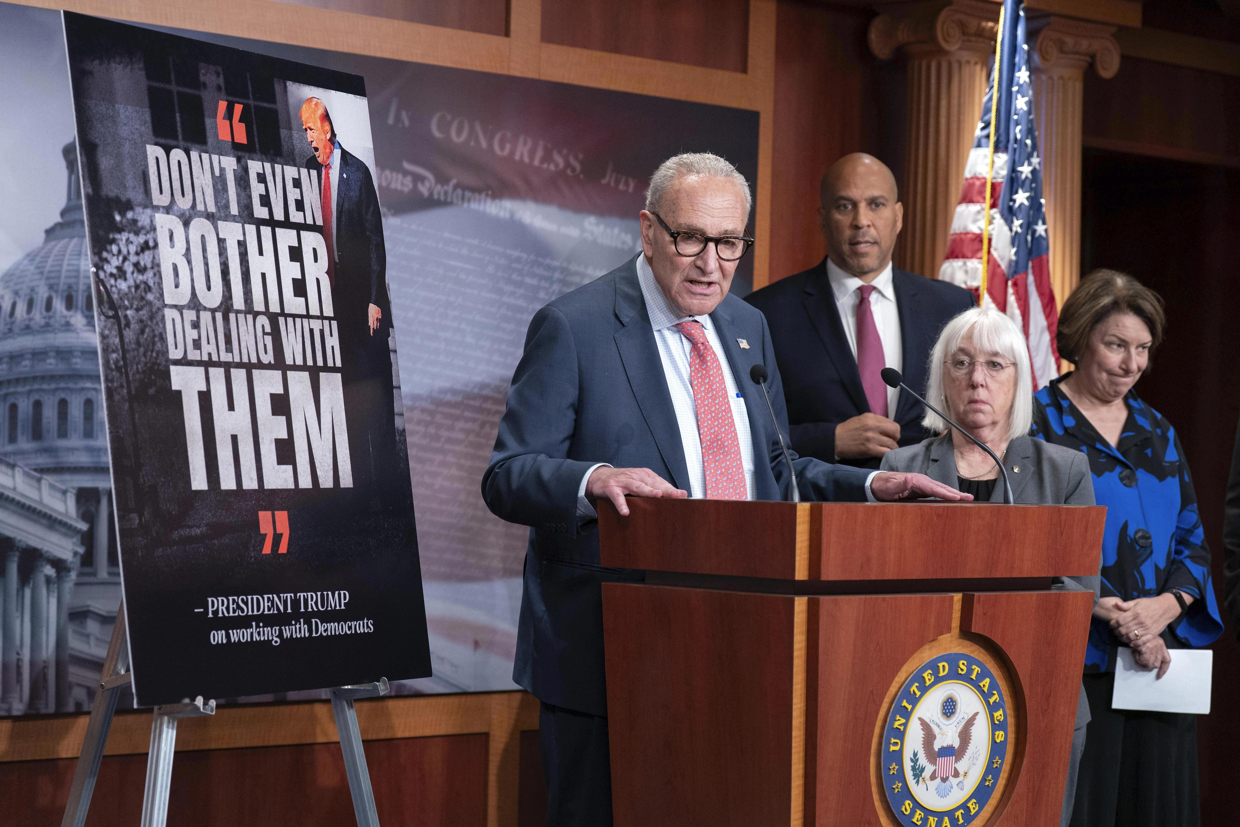 The government shutdown deadline is a week away. Neither party is ...