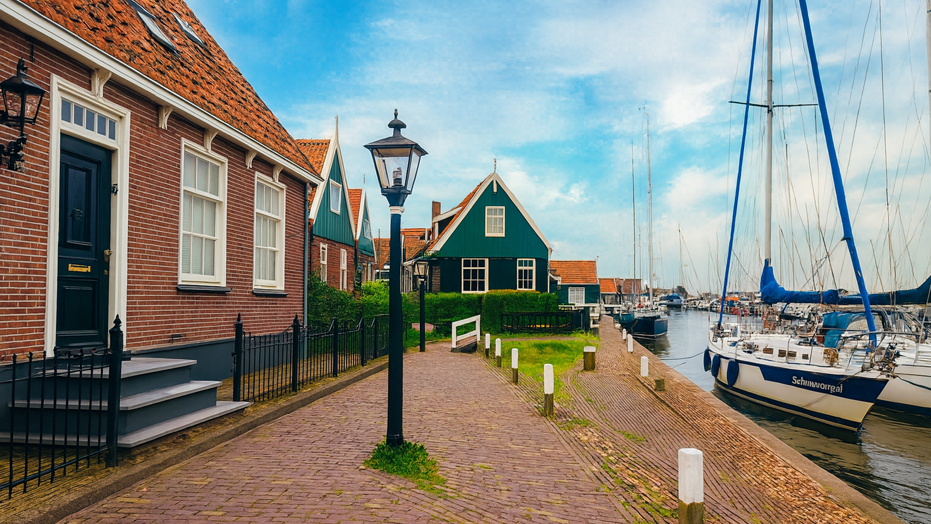 Walking in Marken, Netherlands – Historic Former Island Village