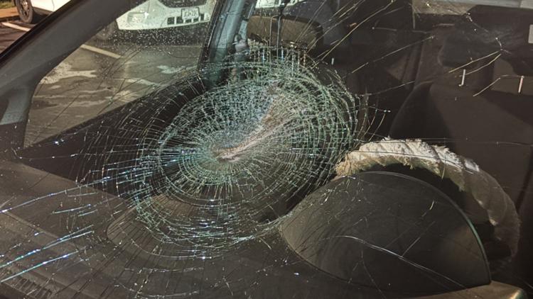 Nine cars damaged by objects falling from I-44 overpass; police ...