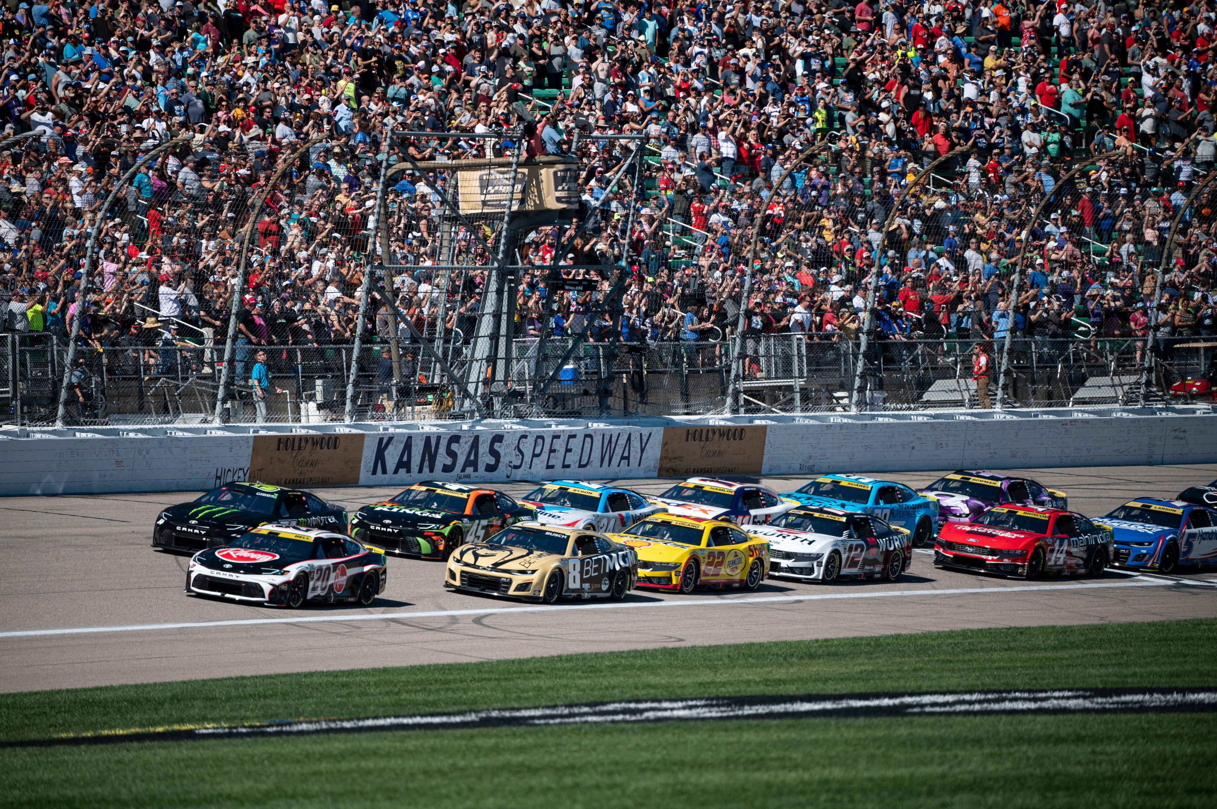 NASCAR Cup Series entry list for playoff race at Kansas in 2025