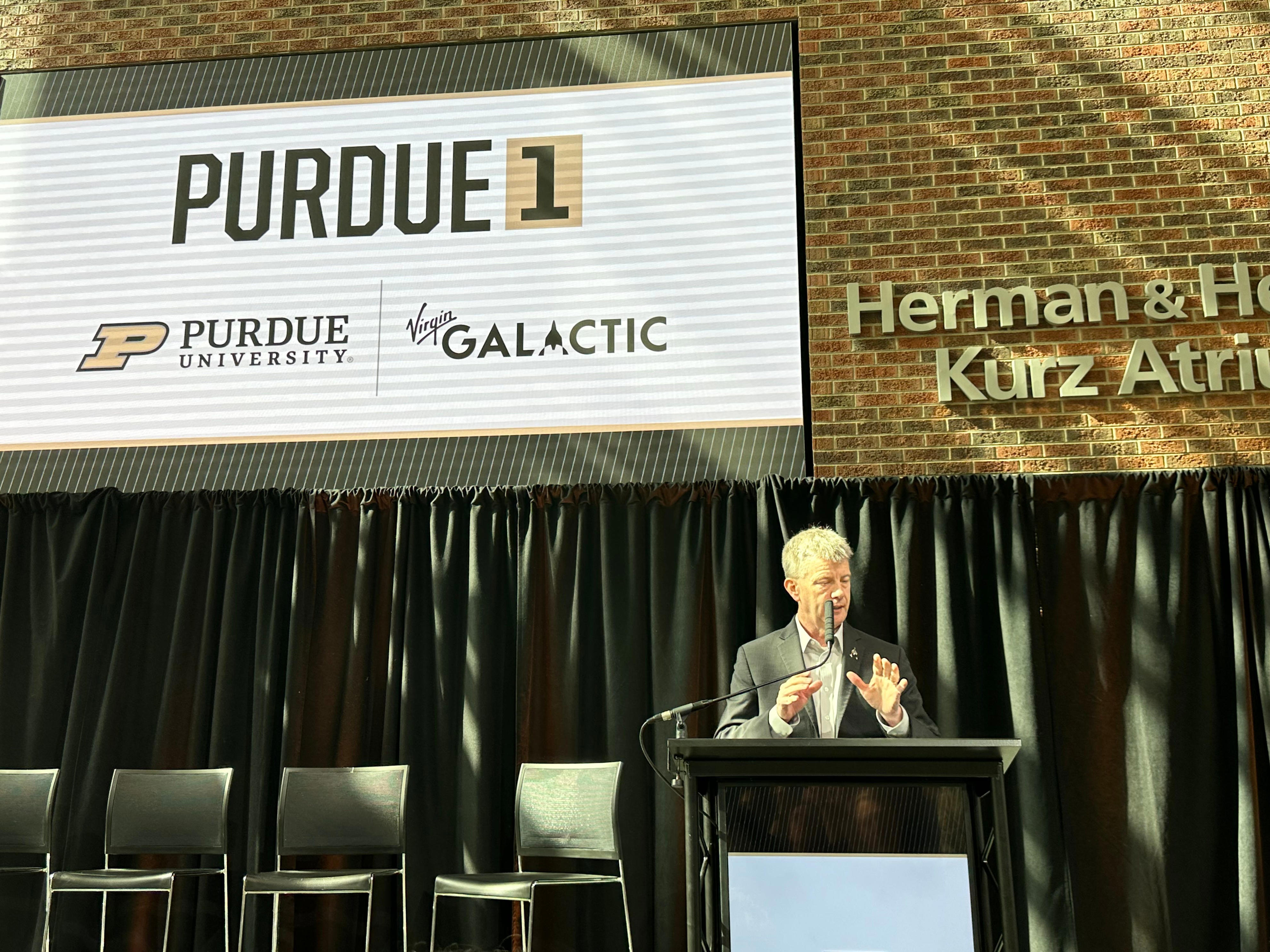 Purdue to partner with Virgin Galactic to 'take Purdue to space'