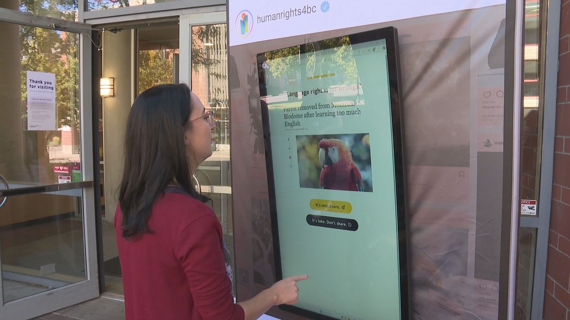 Oversized misinformation quiz in Kelowna