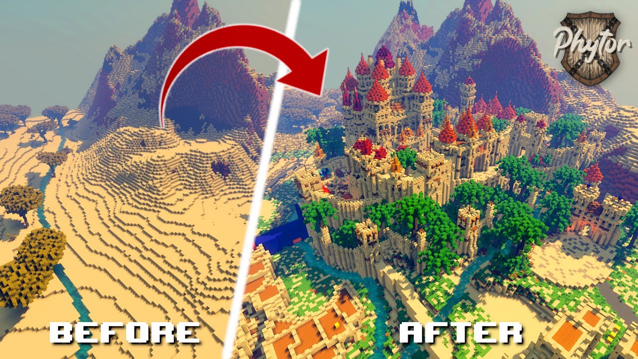 Minecraft: Arabic Desert Castle and Palace Build