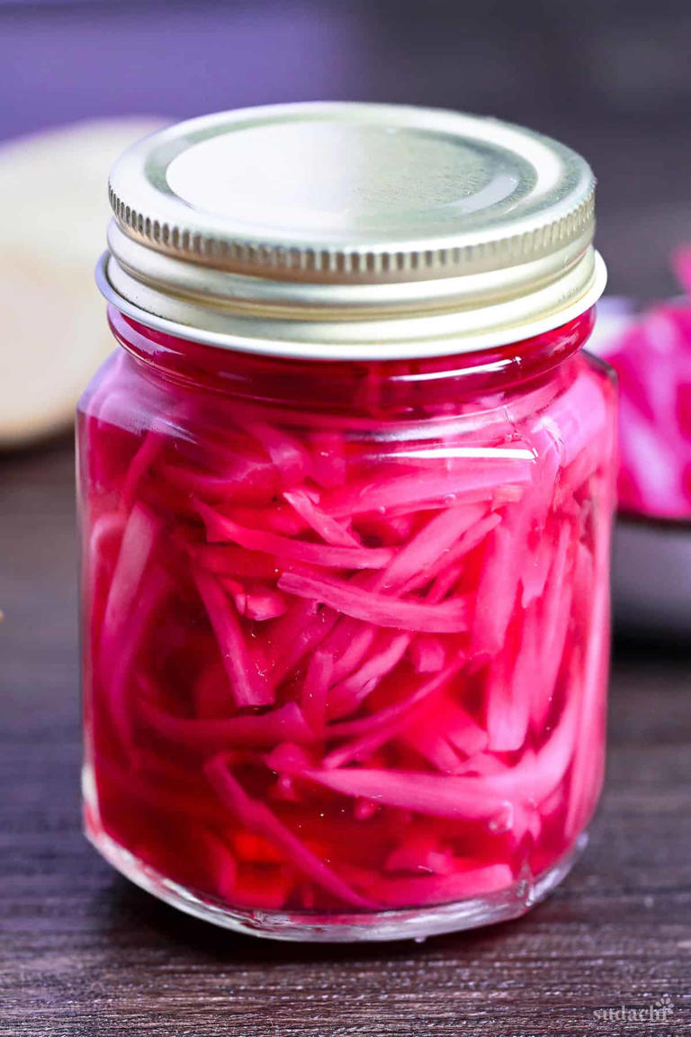 Japanese Red Pickled Ginger (Homemade Benishoga)