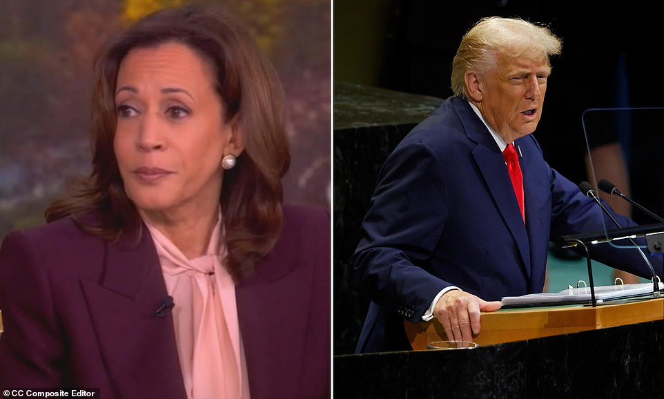 The View fans outraged after Trump's address derails Harris' interview