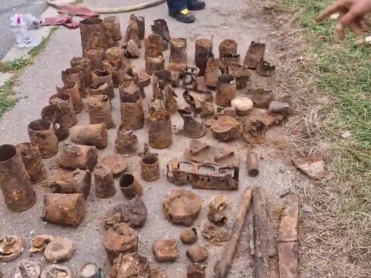 VIDEO: V Brně se našly části nevybuchlé munice. Mezi nimi panzerfausty ...