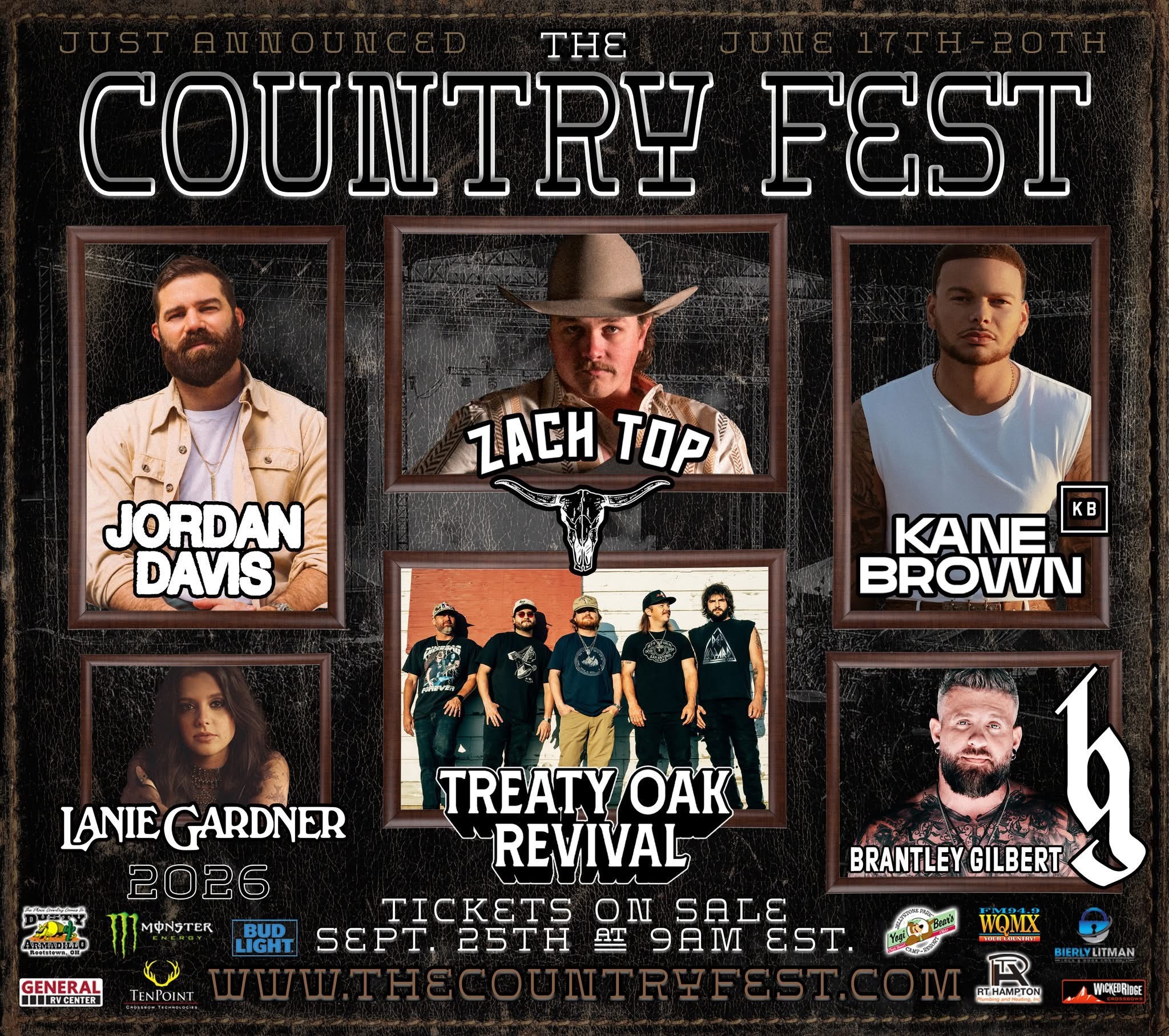 Who's playing Country Fest at Clay's Park in 2026? Organizers unveil 4 ...