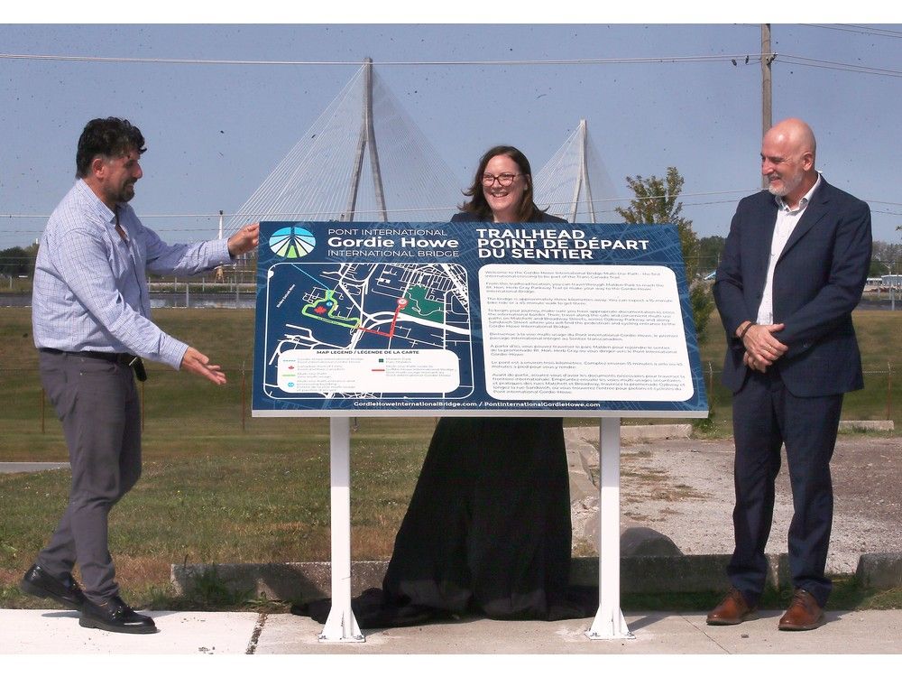Gordie Howe officials open new bike path, but won’t say when bridge ...