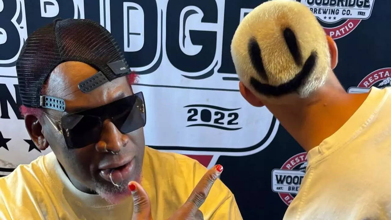 NBA Legend Dennis Rodman gets emotional as Superfan travels across the ...