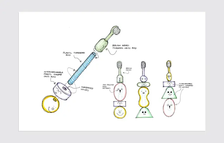 This Lego-like toothbrush might get your kids to actually brush their teeth