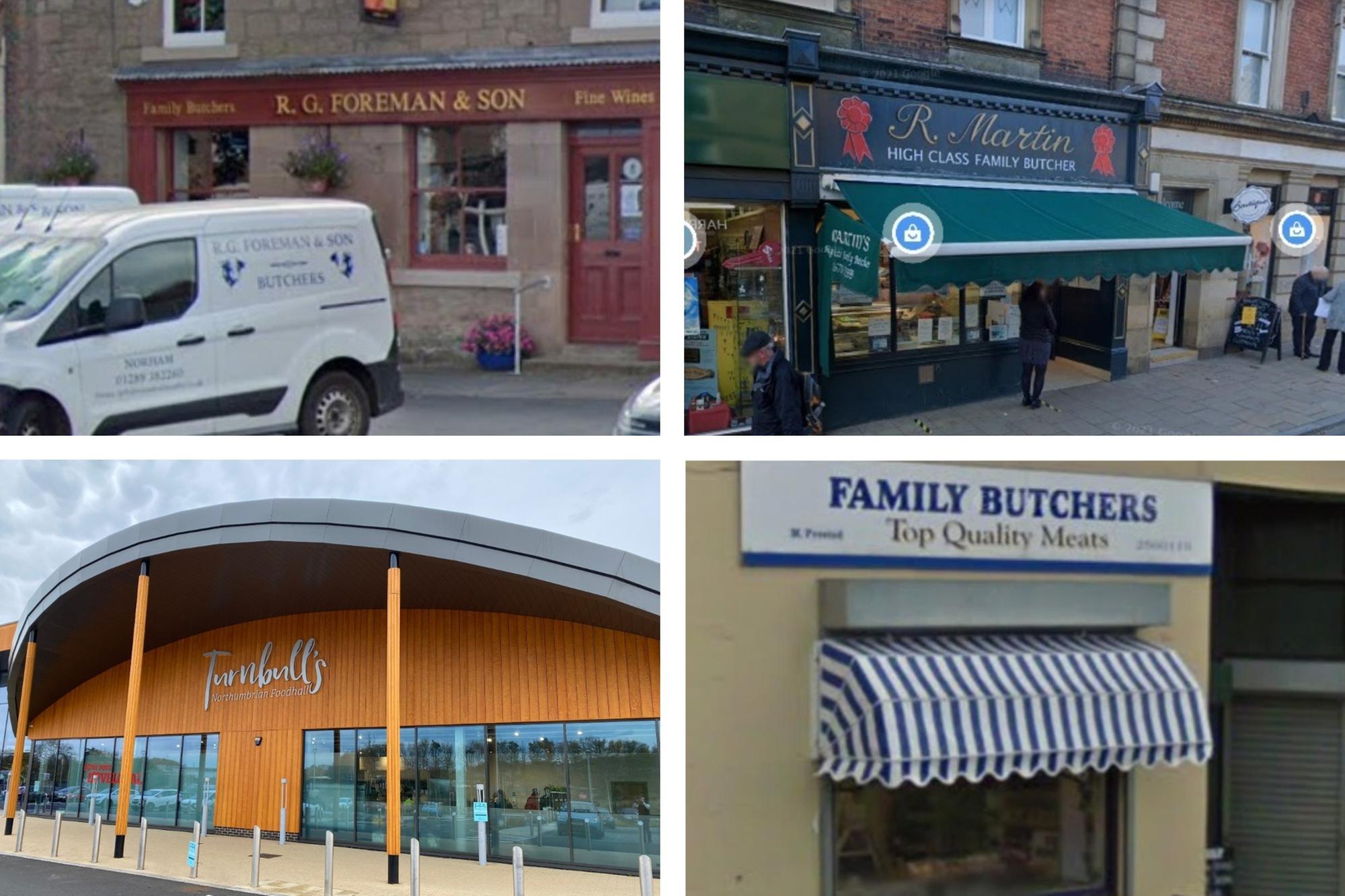 11 highly rated butchers in Northumberland according to Google reviews