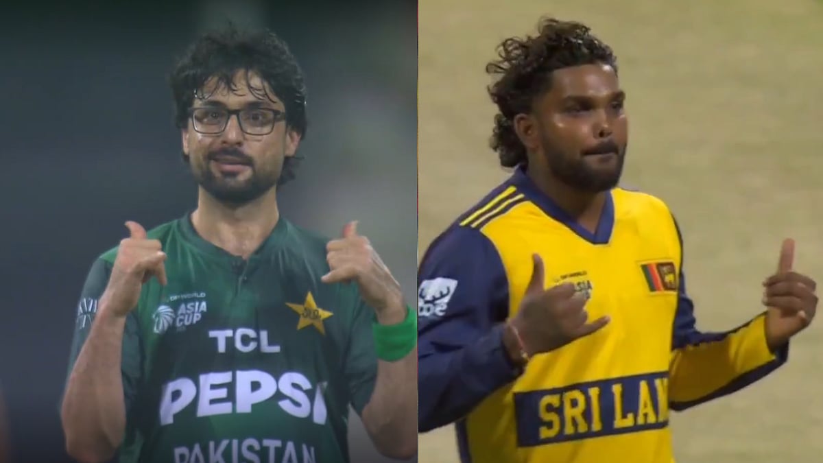 Abrar Ahmed Mimics Wanindu Hasaranga's Celebration After Dismissing Him ...