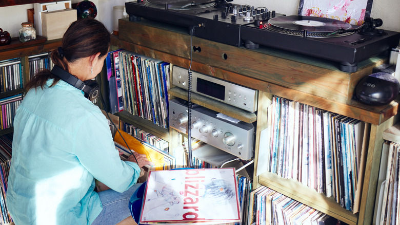 Turn IKEA Billy Bookcases Into Stunning Built-In Vinyl Record Storage