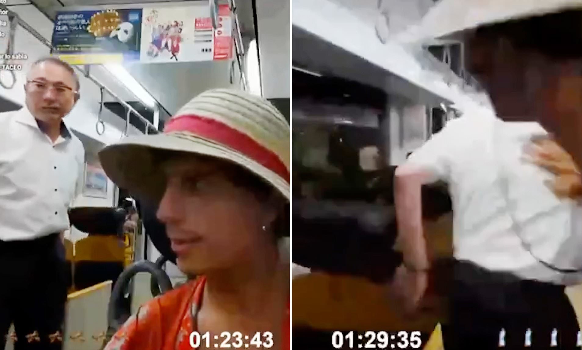 YouTuber clashes with elderly man who angrily asked him to stop ...