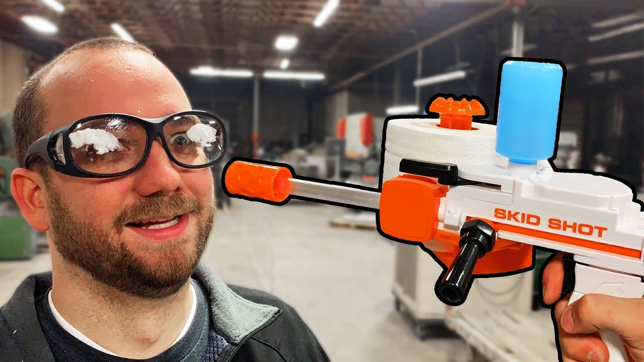 Spitball launcher to the face