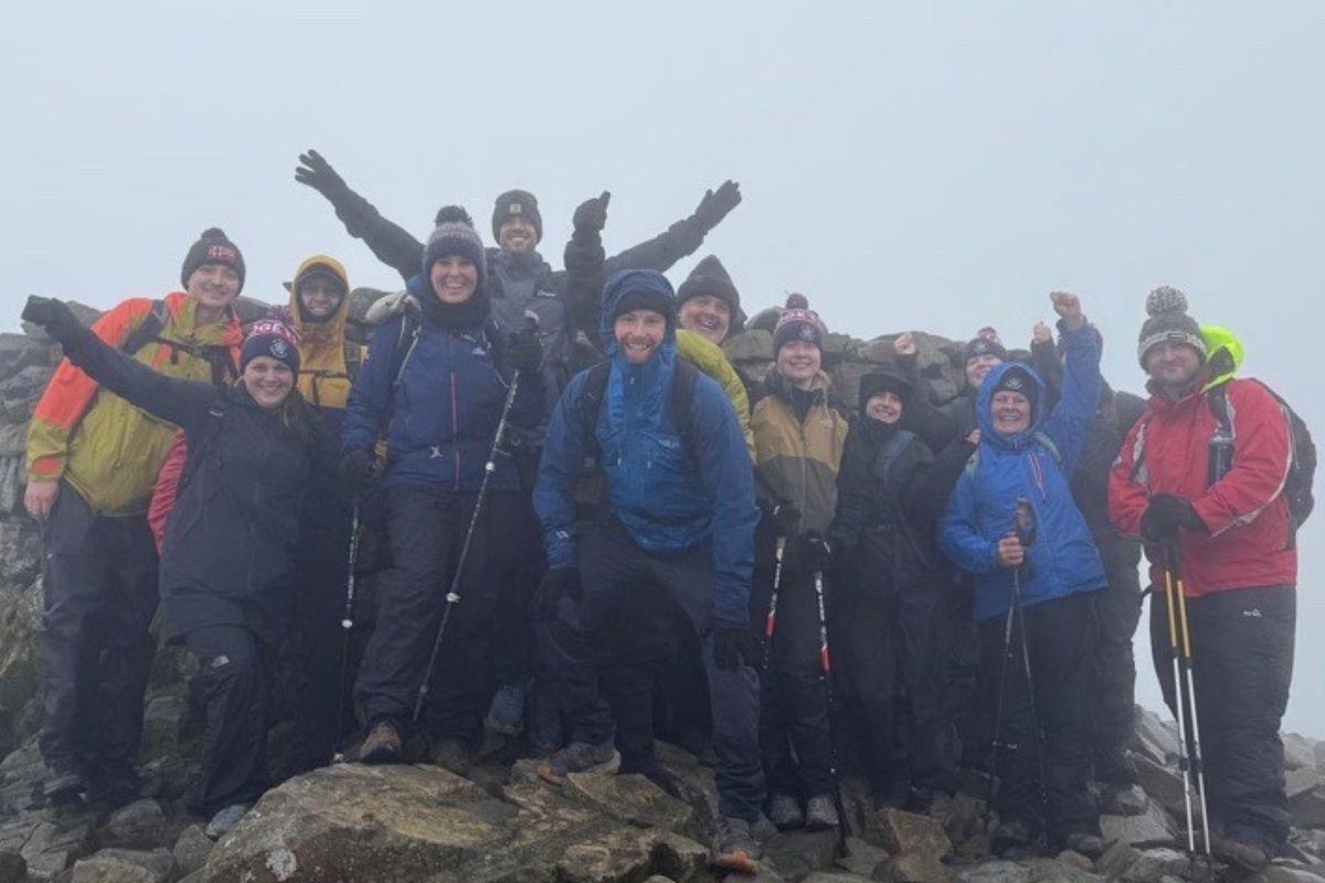 Over £10,000 raised as artist Luke Horton and team summit Scafell Pike ...