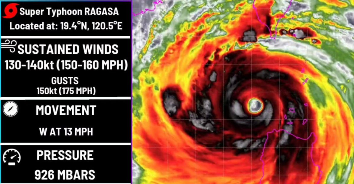 400,000 Evacuate As World’s Deadliest Cat 5 Super Typhoon Reaches ...