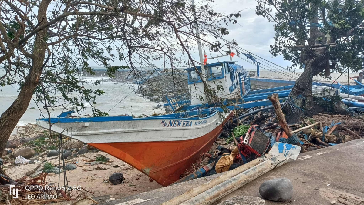 Super Typhoon Nando ravages Calayan Island