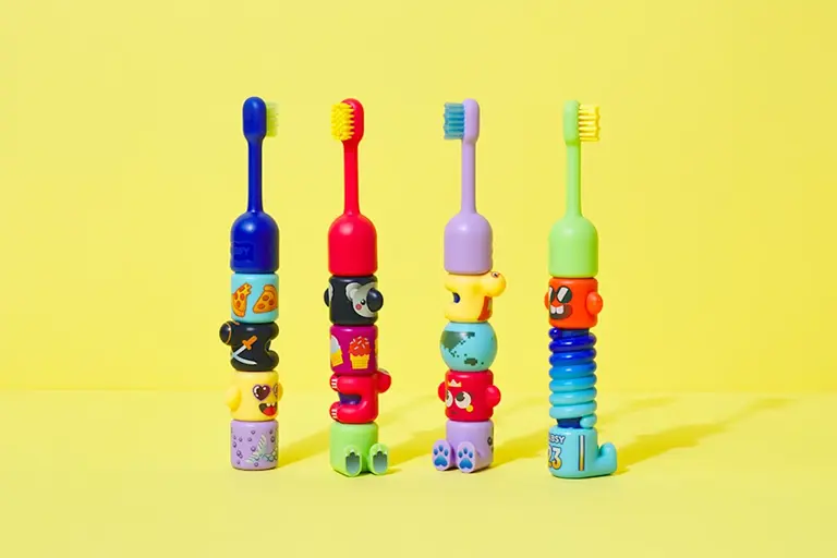 This Lego-like toothbrush might get your kids to actually brush their teeth