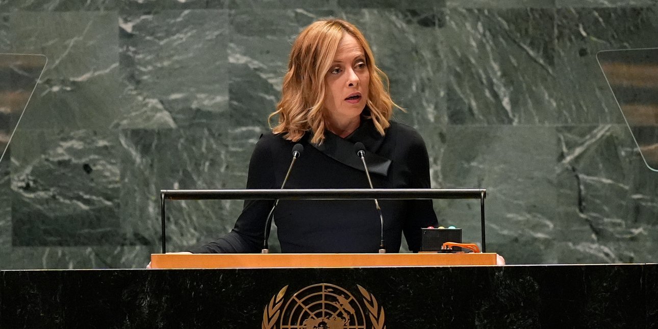 Μελόνι από ΟΗΕ: Η Ιταλία θα αναγνωρίσει το παλαιστινιακό κράτος μόνο ...