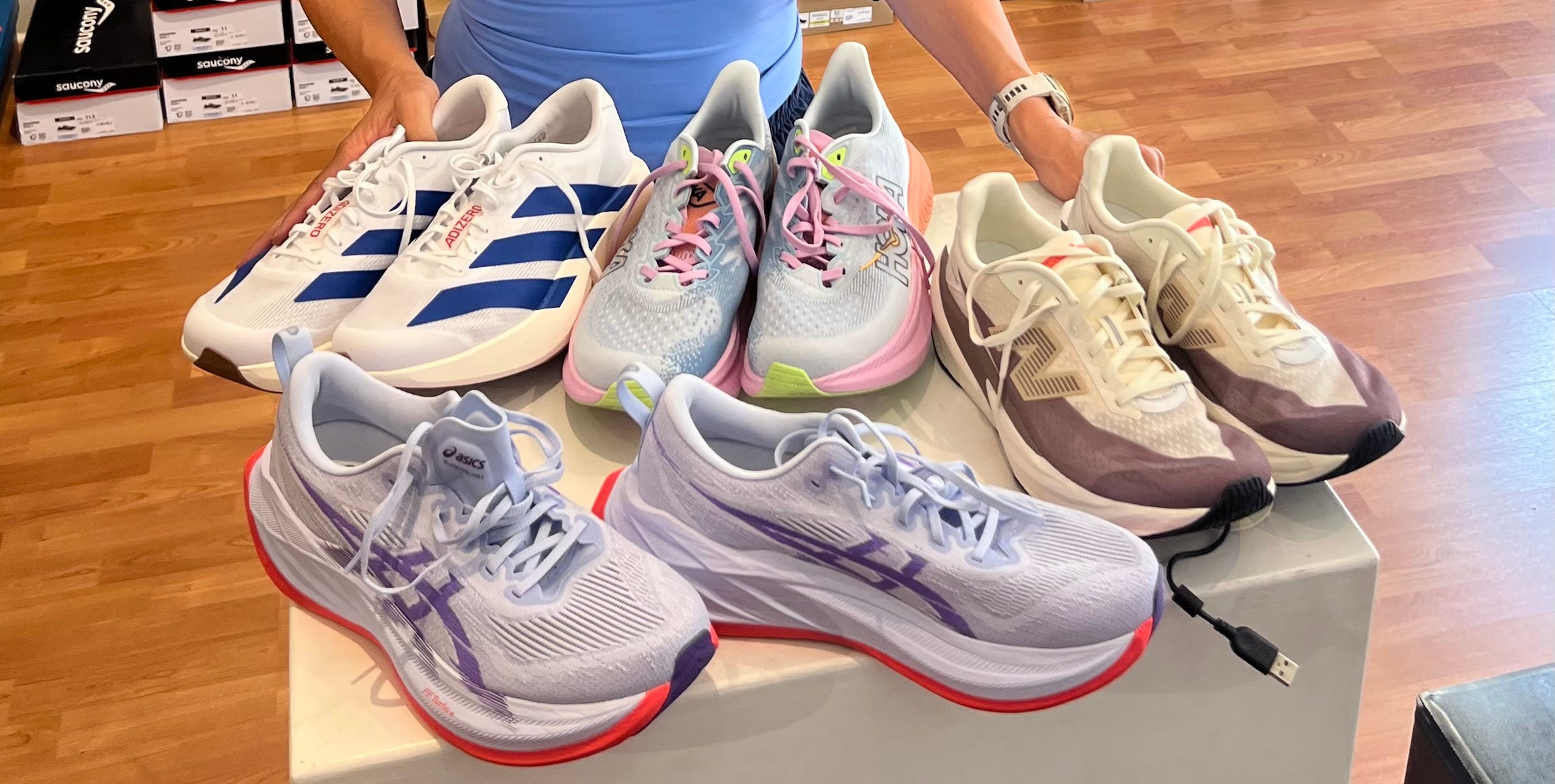 Raworth on the run: Shoe shopping is a marathon effort