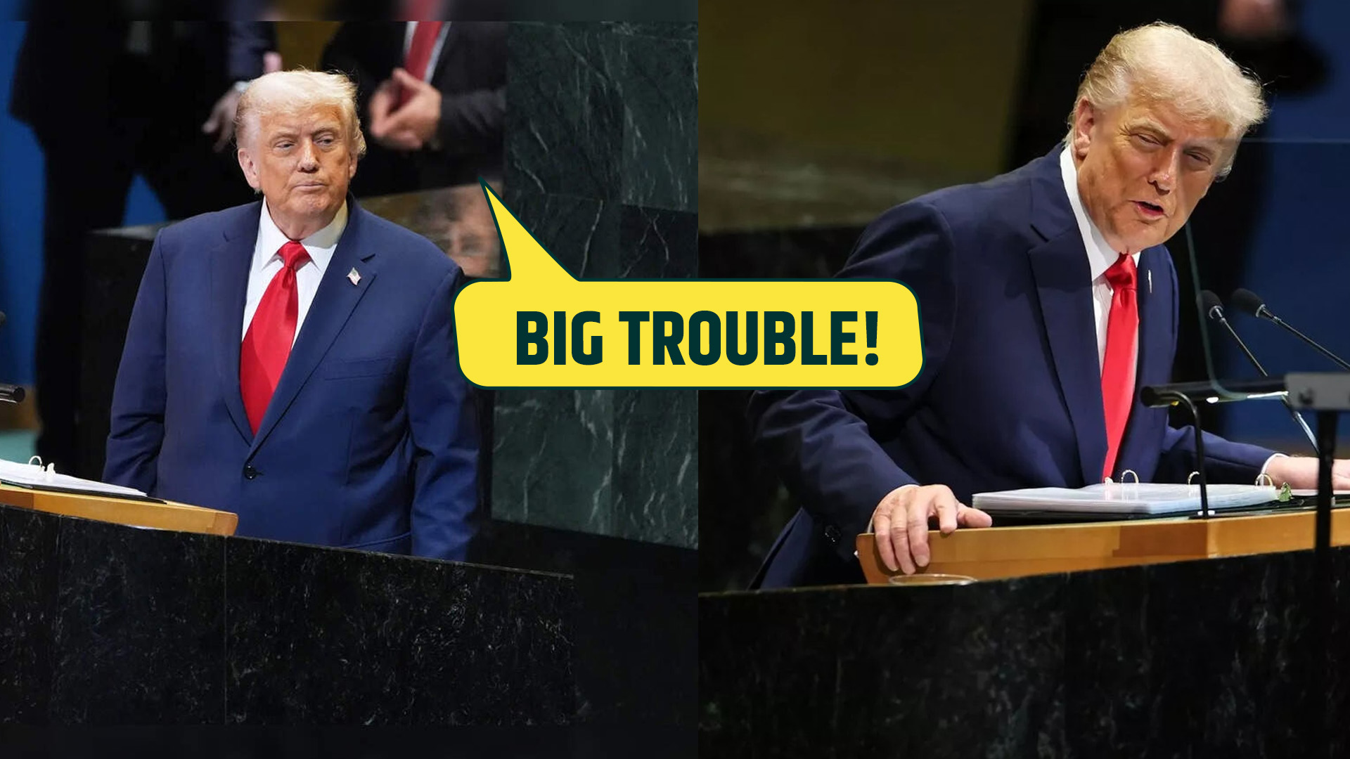 Trump jokes as UN teleprompter fails, criticizes U.N. and highlights ...