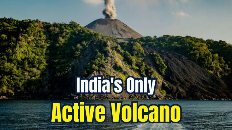 Where is India’s Only Active Volcano Located? Check its Location and ...