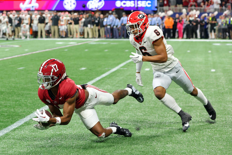 Georgia football vs. Alabama betting line, odds with prediction