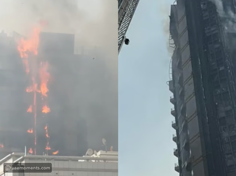 Fire in Al Barsha Building Brought Under Control