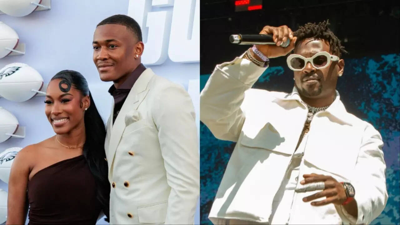 DeVonta Smith called out security guard for checking out his fiancée ...