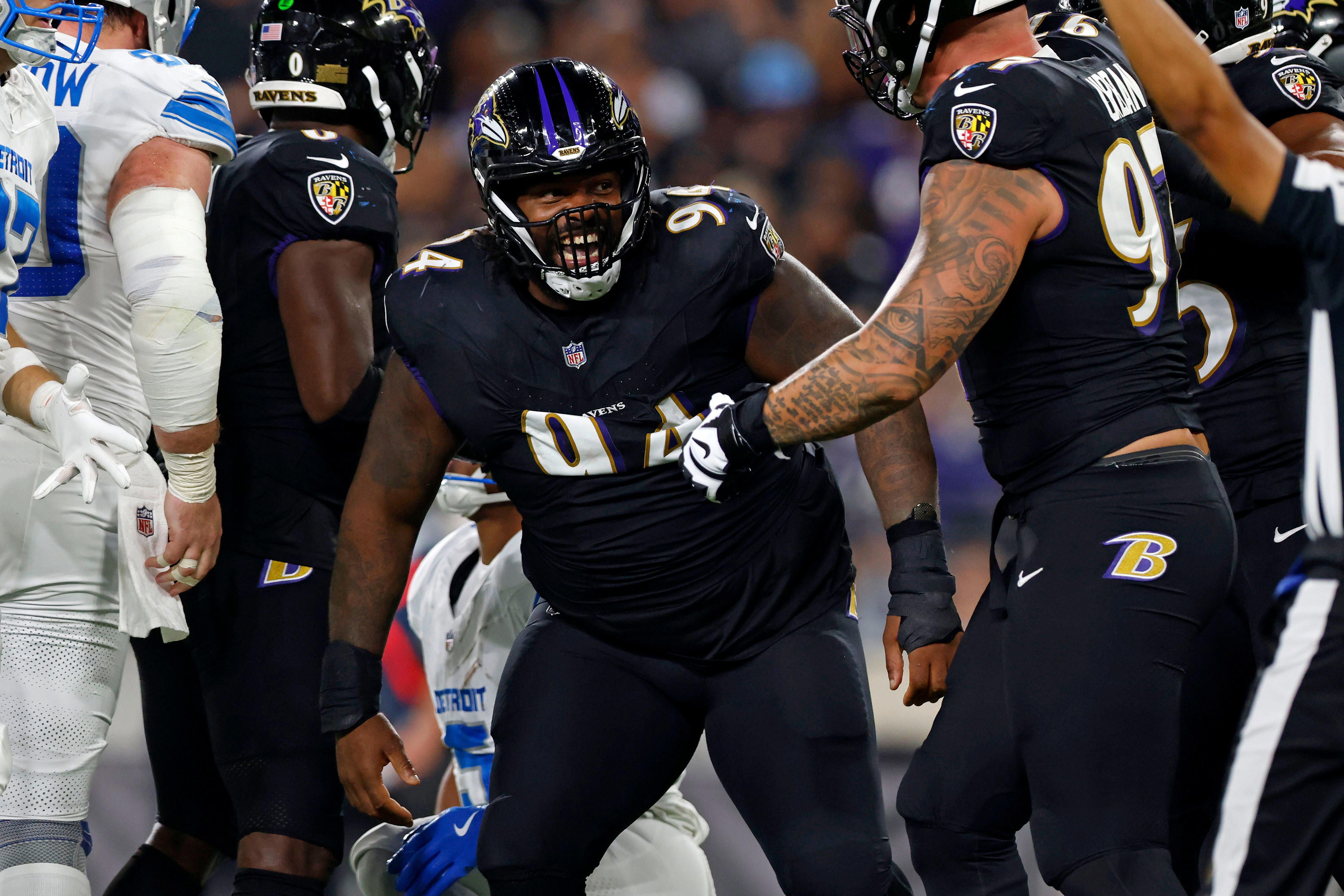 Ravens PFF grades: Best defensive performers in 38-30 loss to the Lions ...