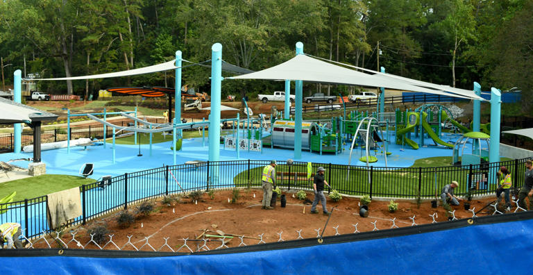 New inclusive playground set to open in Greenville's Cleveland Park
