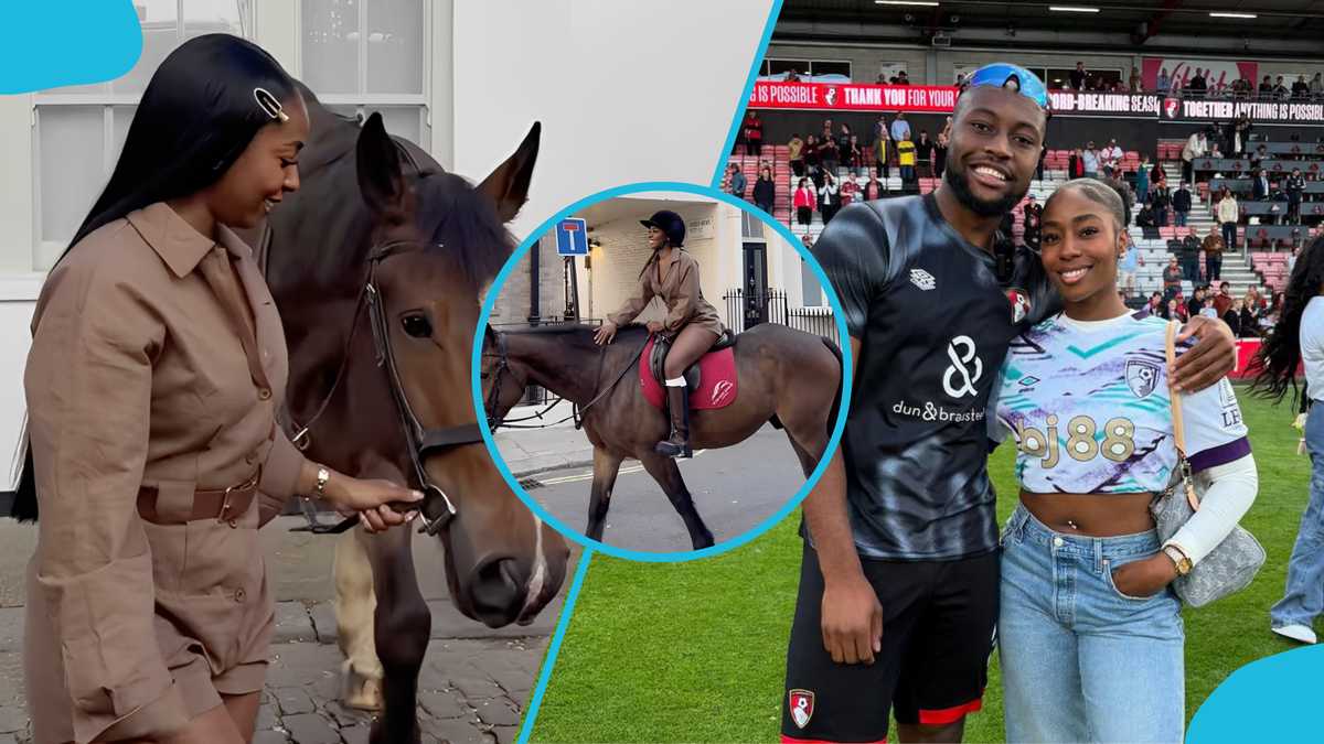 “So cute”: Ghanaian star Antoine Semenyo gushes over girlfriend’s horse ...