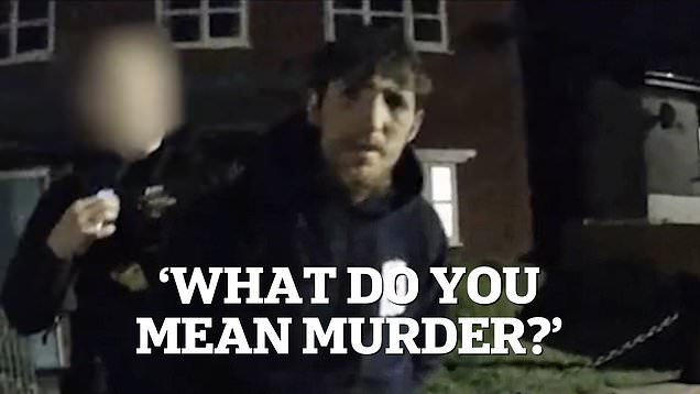 Moment cops arrest 'savage' killer who bludgeoned woman to death