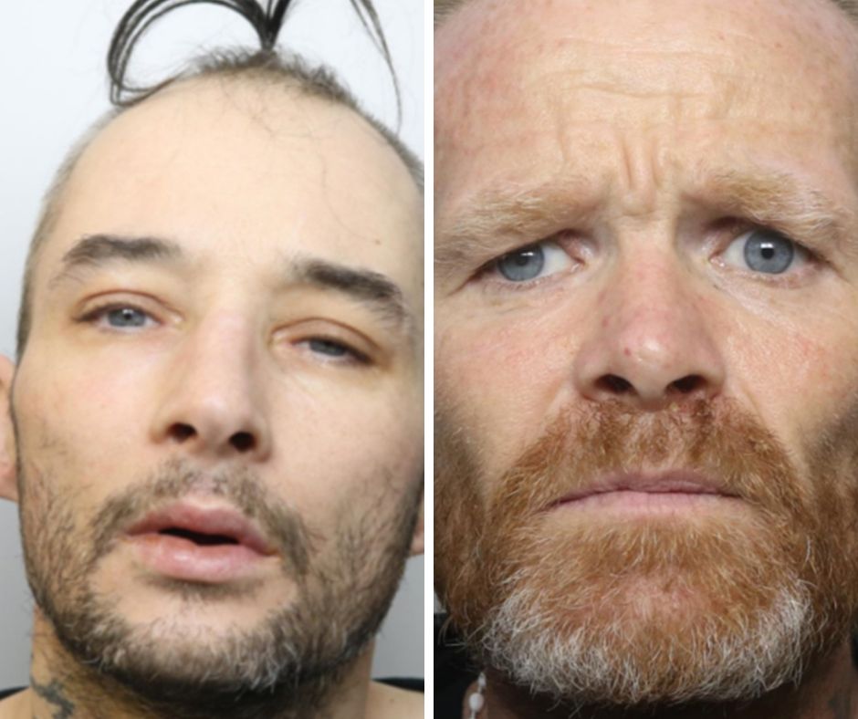 Greater Manchester Police hunt for two men wanted on recall to prison