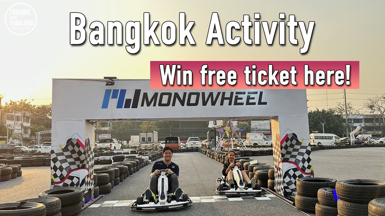 Need for Speed in Bangkok | Fun E-Gokart Track by Monowheel