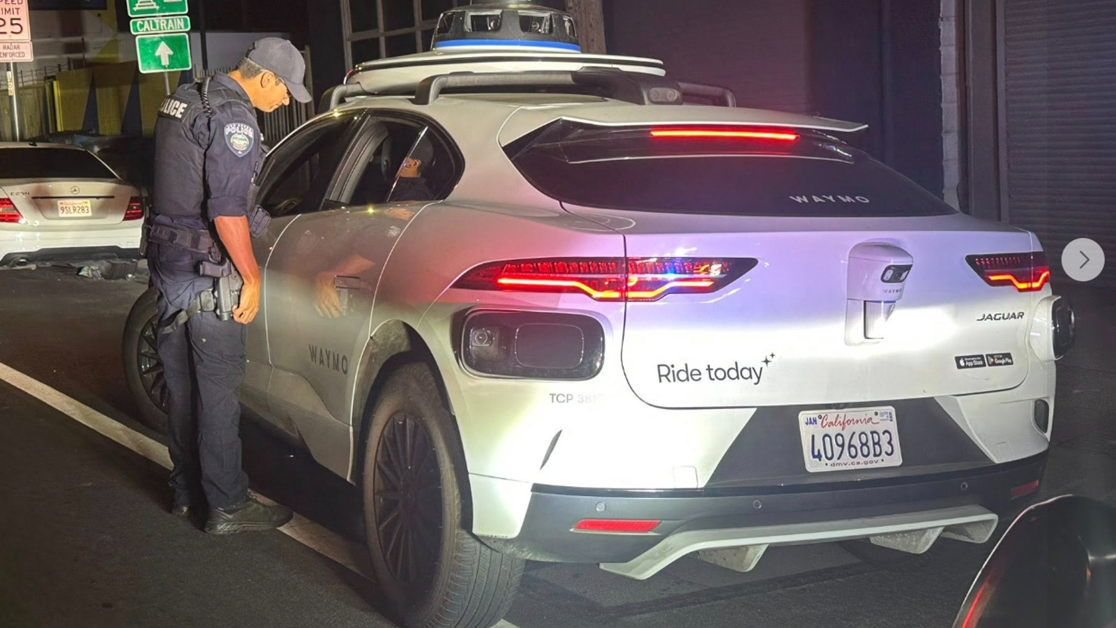 Driverless car makes illegal U-turn in California - and can't be given ...